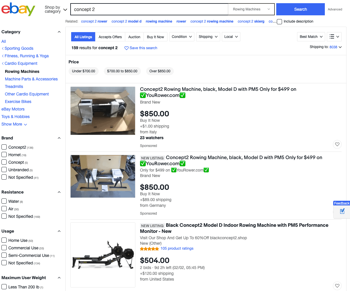 How to Buy a Used Concept2 Rower on Sale